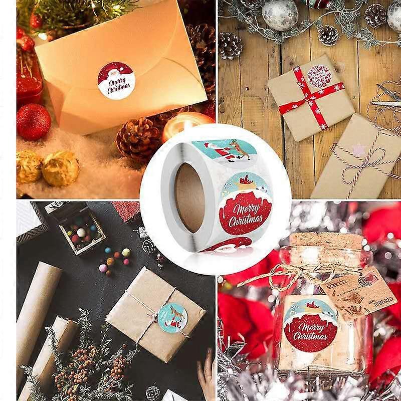 Kraft Paper Stickers, 3.8cm Round Kraft Paper Sticker Labels, Used as ...