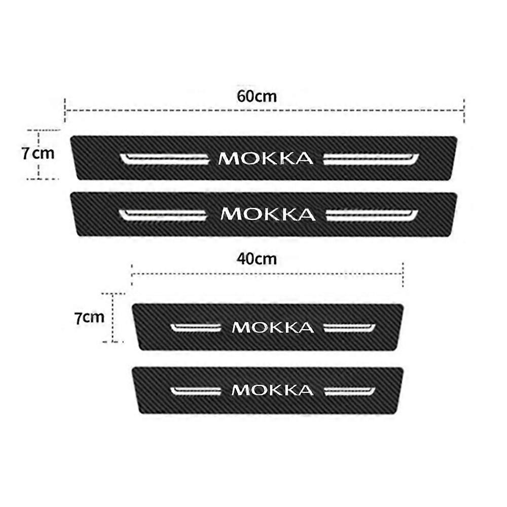 Motor Vehicle Parts Carbon Fiber Car Threshold Plate for Opel MOKKA ...