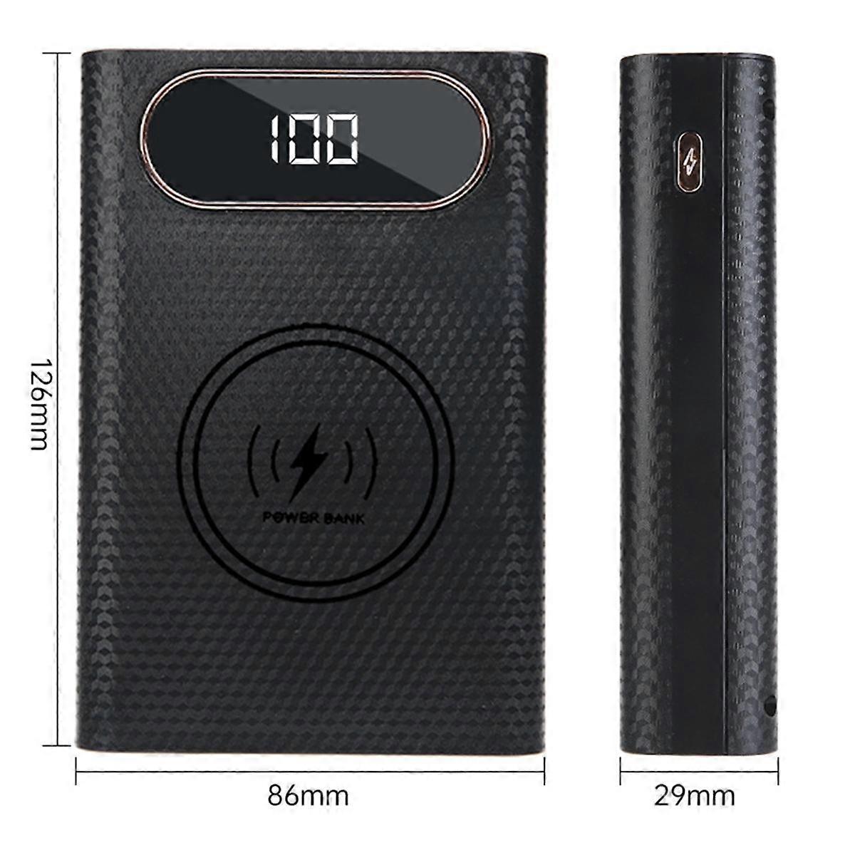 Wireless DIY Shell 21700 Battery Storage Box Quick Charge 22.5W ...