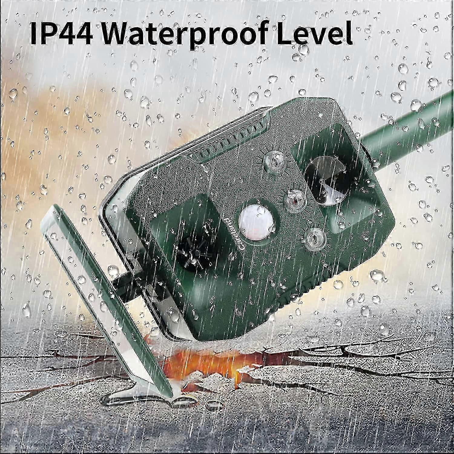 2 In 1 Solar Powered Animal Repeller With Infrared Sensing Detector ...