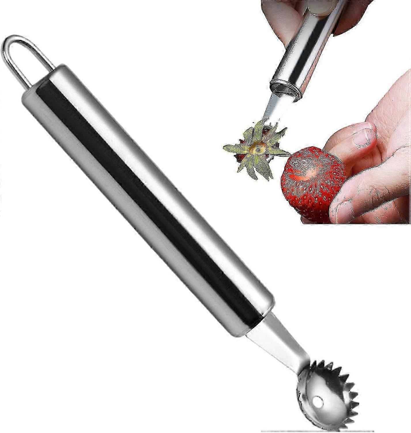 Tomato Stem Remover | Stainless Steel Strawberry Stalks Remover ...