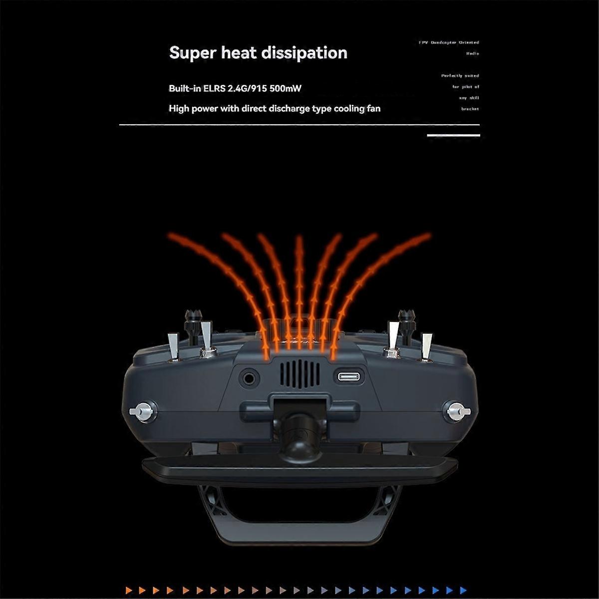 T12 MAX ELRS 2.4G Remote Control Radio Controller Hall Sensor Gimbal ...