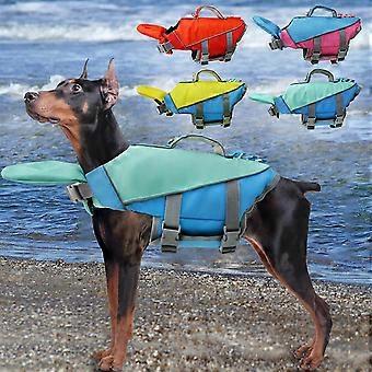 Dog Life Suit Reflective Pet Swimsuit With Handle For Swimming Boatings ...