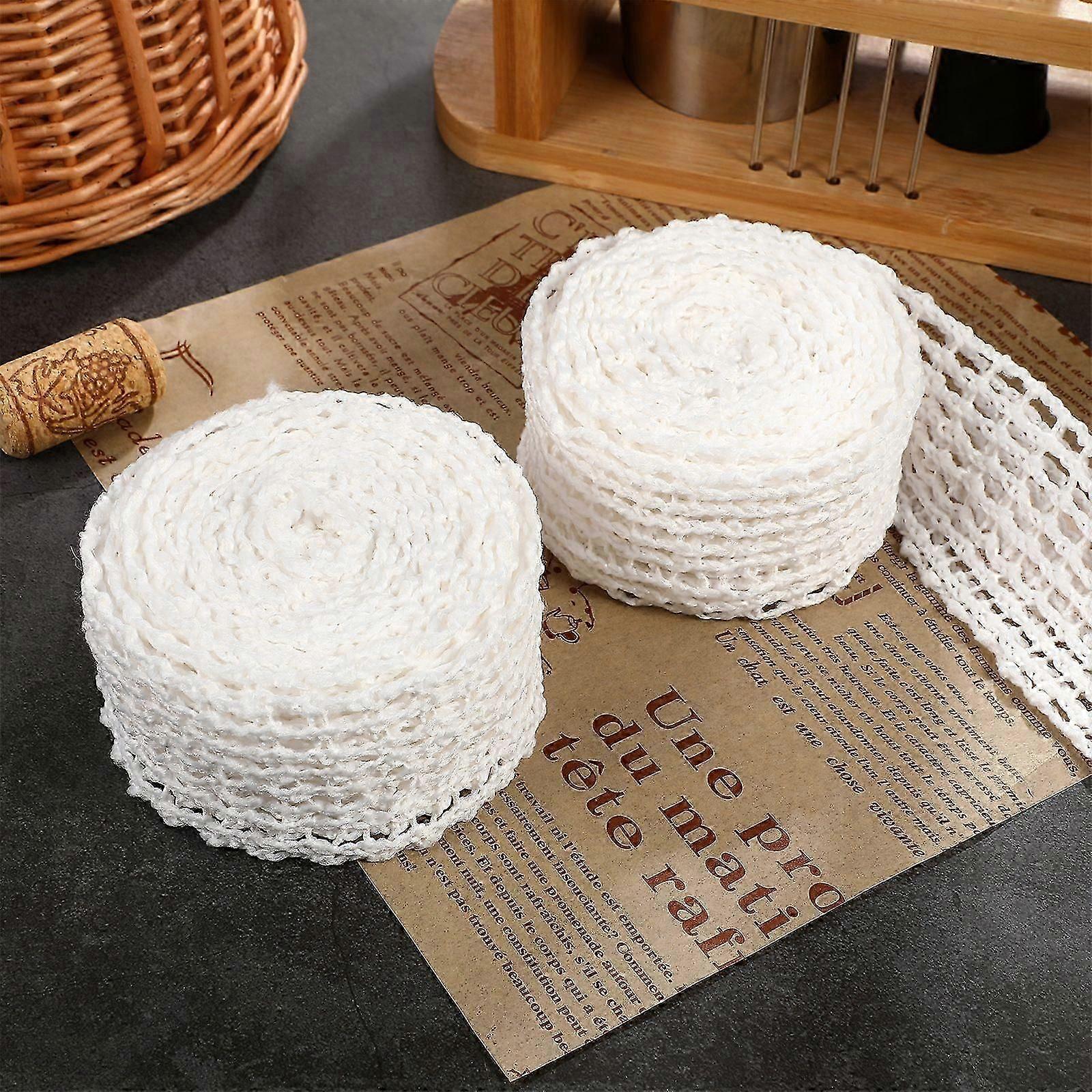 2 Packs of Meat Wrapping Nets, Sausage Netting Rolls, Butcher Cotton ...