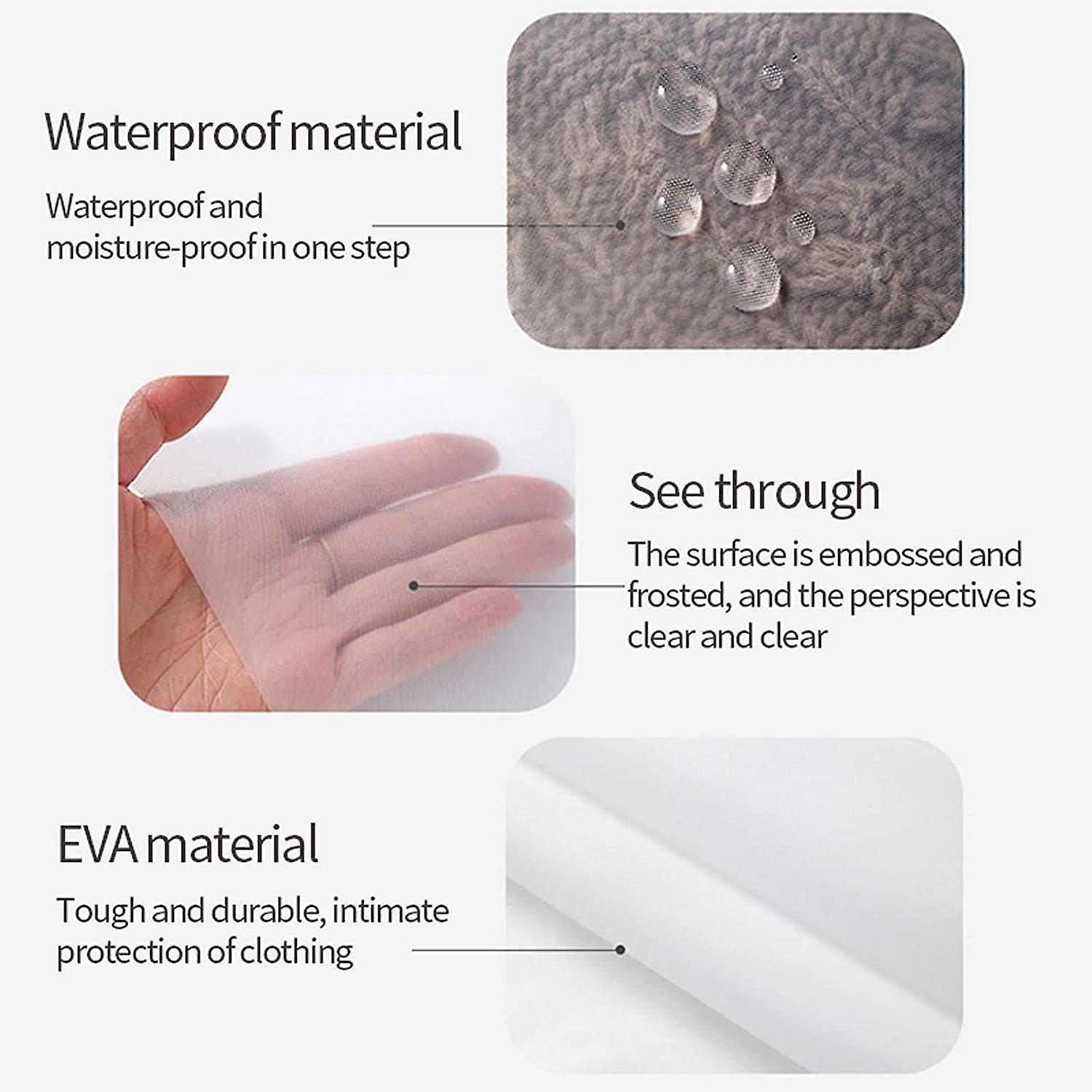 Hanging Clothes Clothing Dust Cover Transparent Dust Clothes Cover Up ...