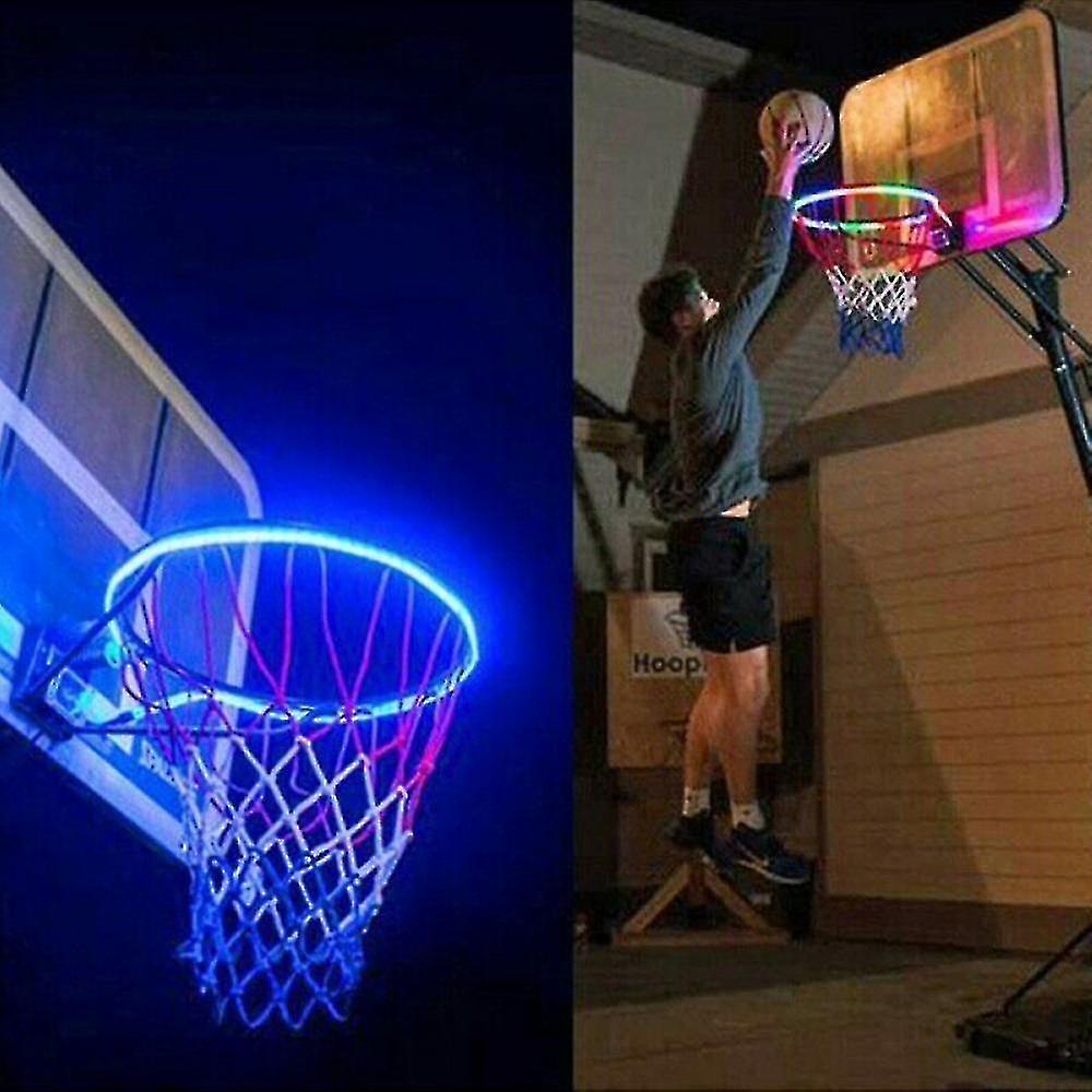 Led Solar Basketball Hoop Light Basketball Rim Playing Night Light ...