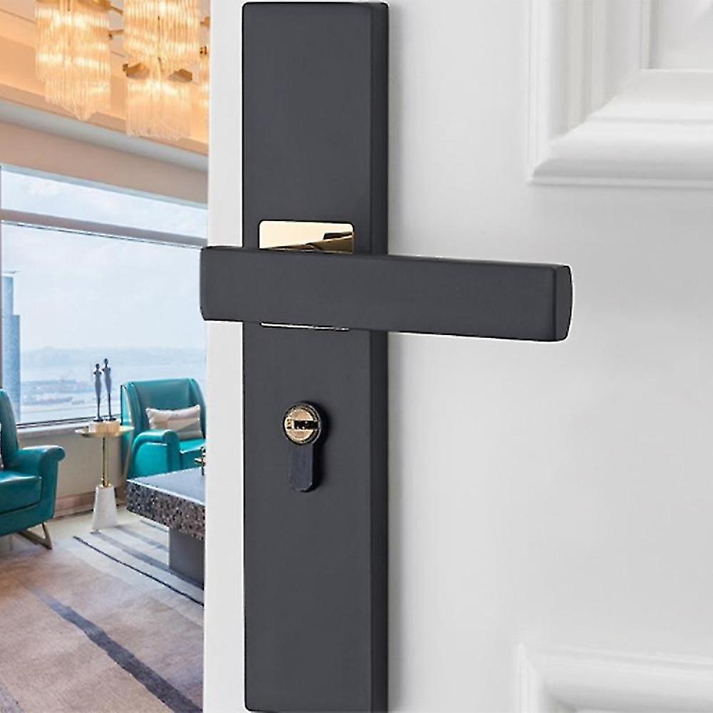 Minimalist Door Lock Bedroom Door Handle Lock Interior Anti-theft Room ...