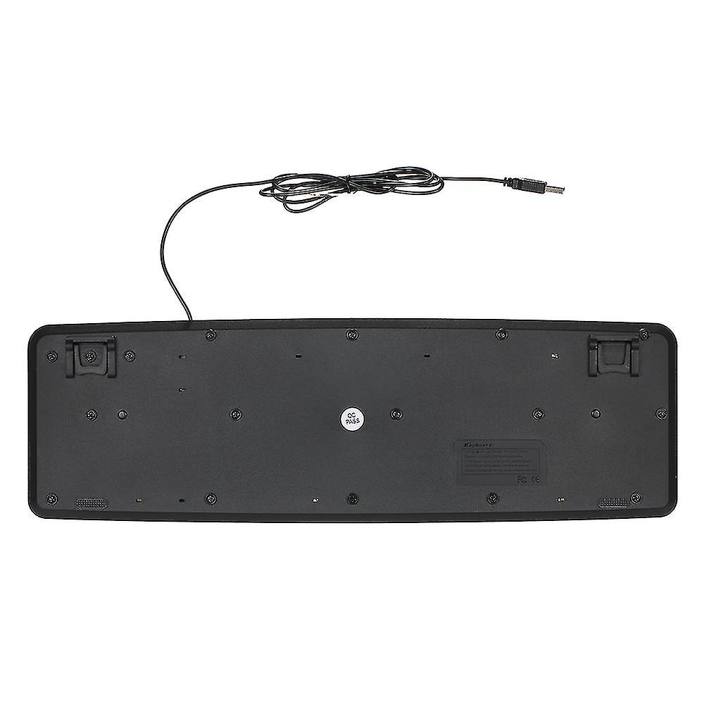 Usb Wired Keyboard For Low Vision Users With Large White Keys Black ...