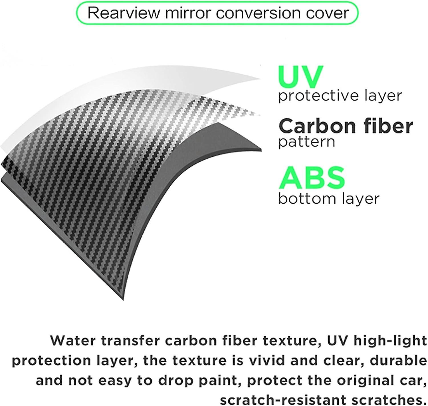 2021 2022 Car Rear View Mirror Side Wing Mirror Shell, Mach-E, Carbon ...