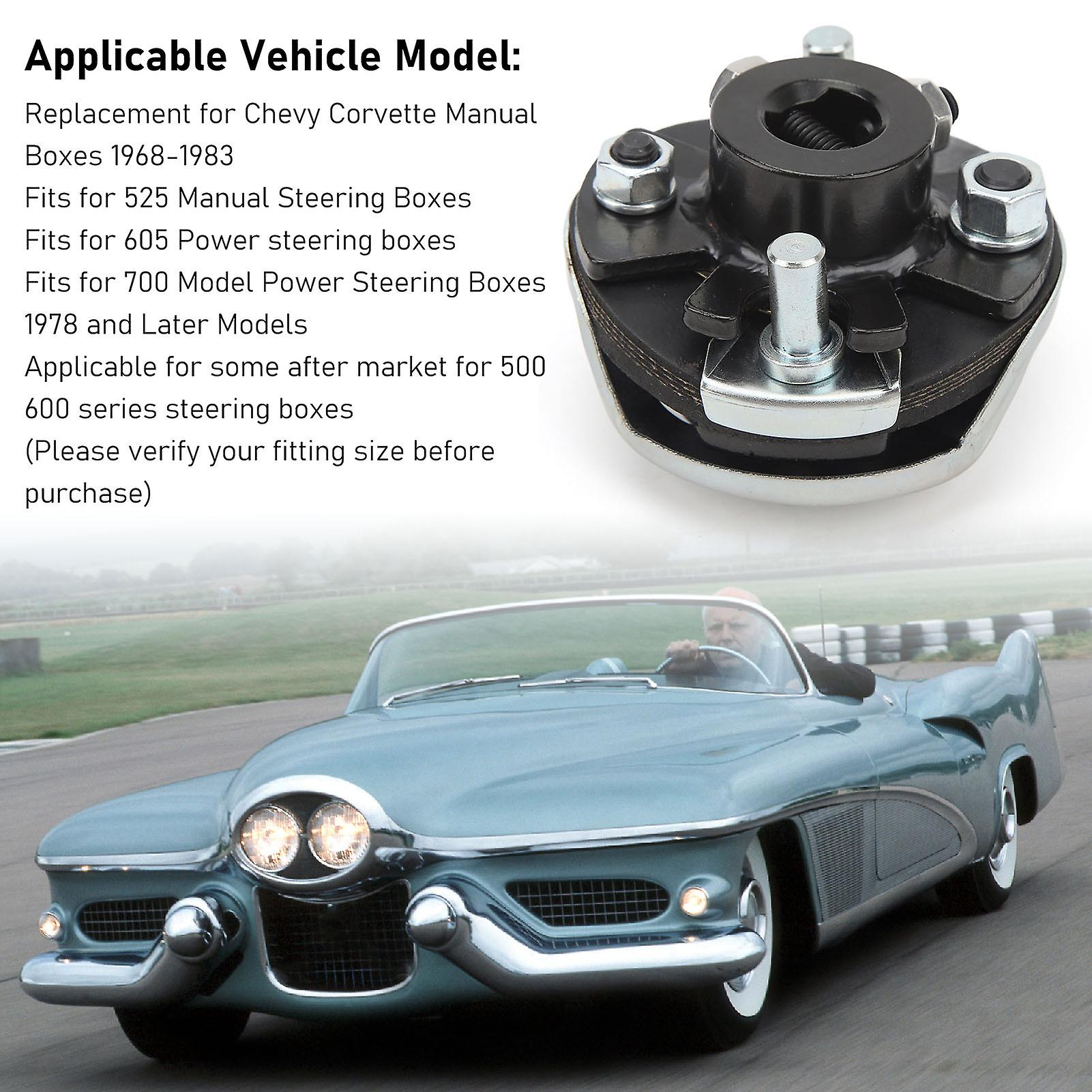 3/4in DD X 3/4in-30 Spline Řízení Rag Joint Coupler Kovová řídicí ...