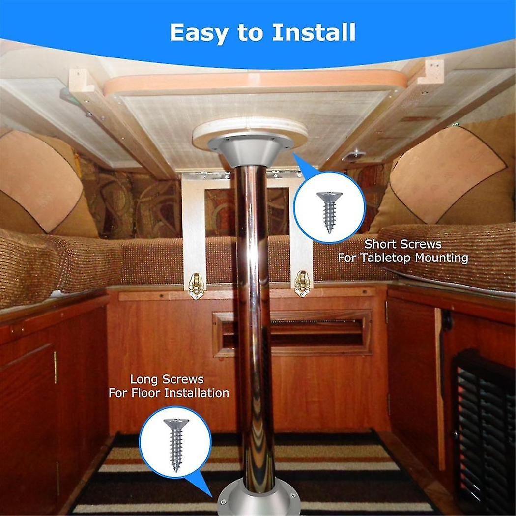 4 Pack Rv Table Base, Standard Rv Pedestal Table Base Flange, Table Leg ...