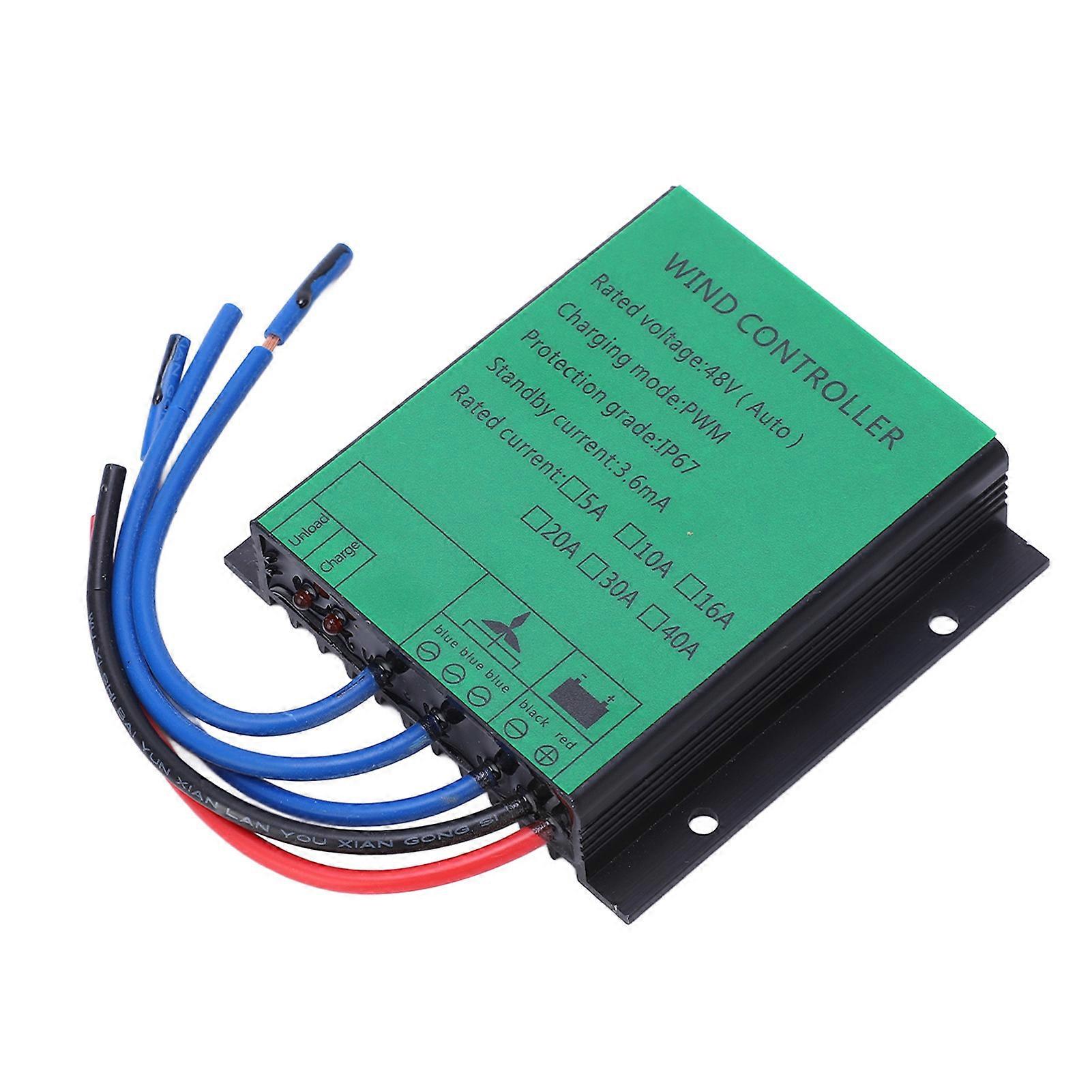 Wind Turbine Generator Controller 1000W Efficient PWM Charging IP67 LED ...