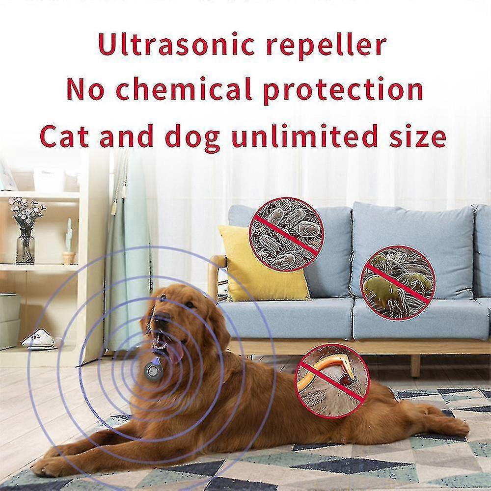 Ultrasonic Flea Tick Protection Pet Ultrasonic Pendant Against Ticks ...