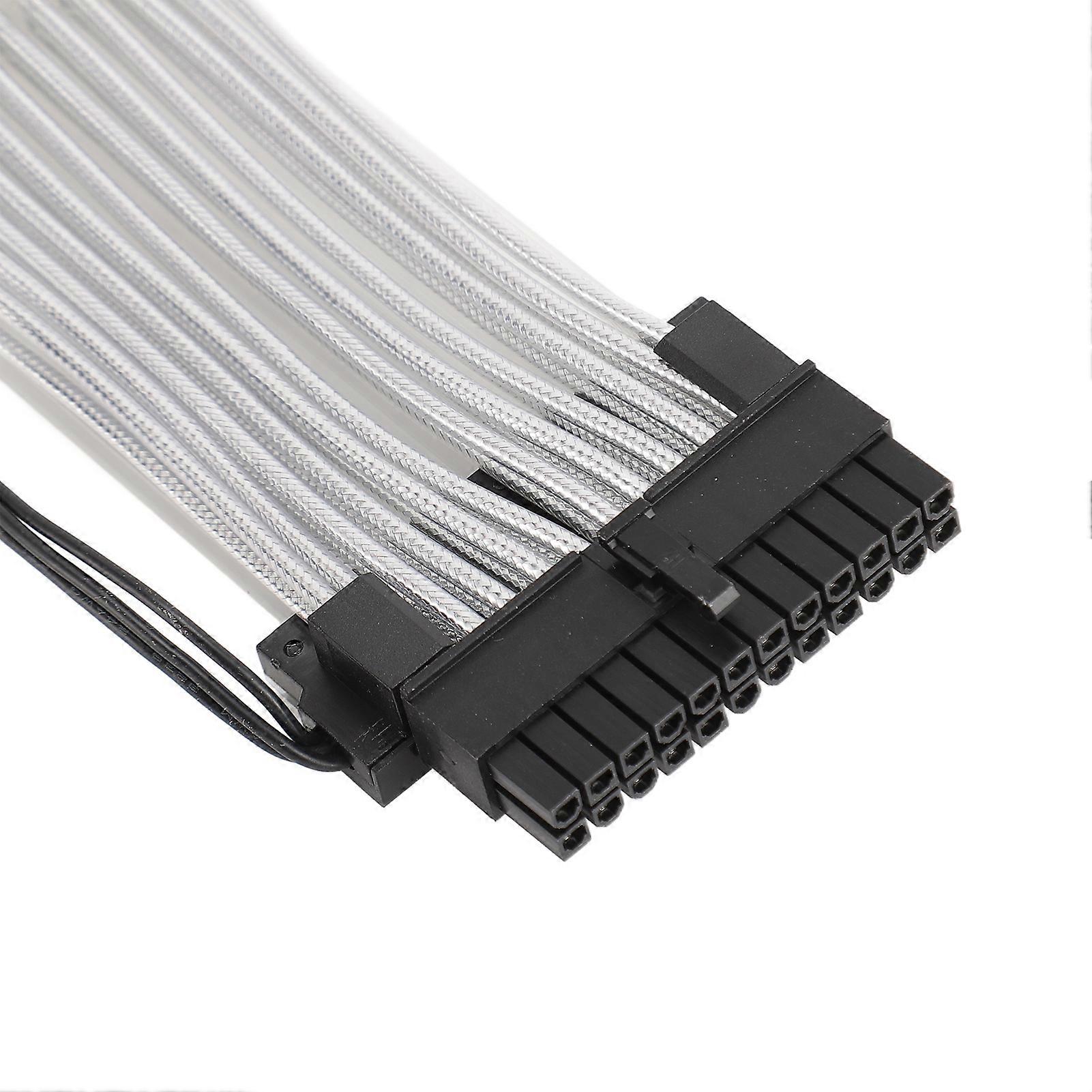 RGB PC Cable 24 Pin Male To Female 18AWG 9.6inch ARGB Power Extension ...