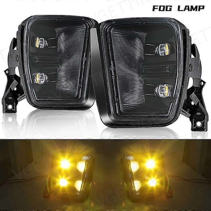 LED Fog Lamp Daytime Running Lights For Dodge Ram 1500 2013 2014 2015 ...