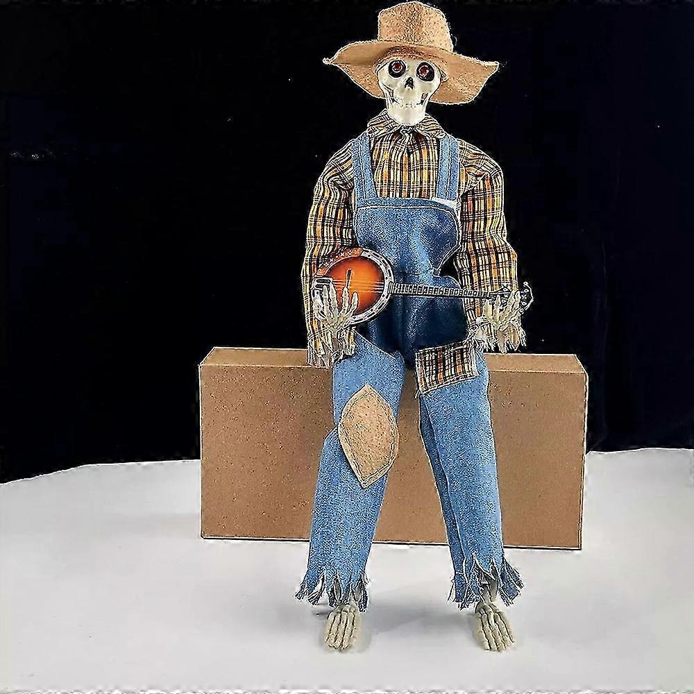 New Halloween Animated Banjo Skeletons Horror Night Gifts-funny ...