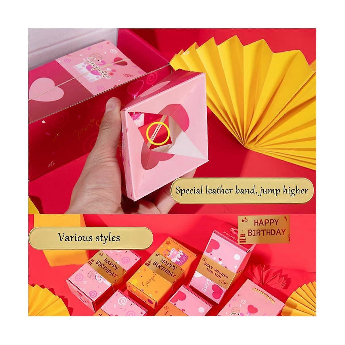 Exploding Gift Box Money Pop Up Surprise Birthday Prank Box, Money Roll ...