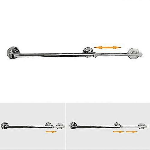 Adjustable Towel Rack for Bathroom - Steel Expandable Single Towel Bar ...