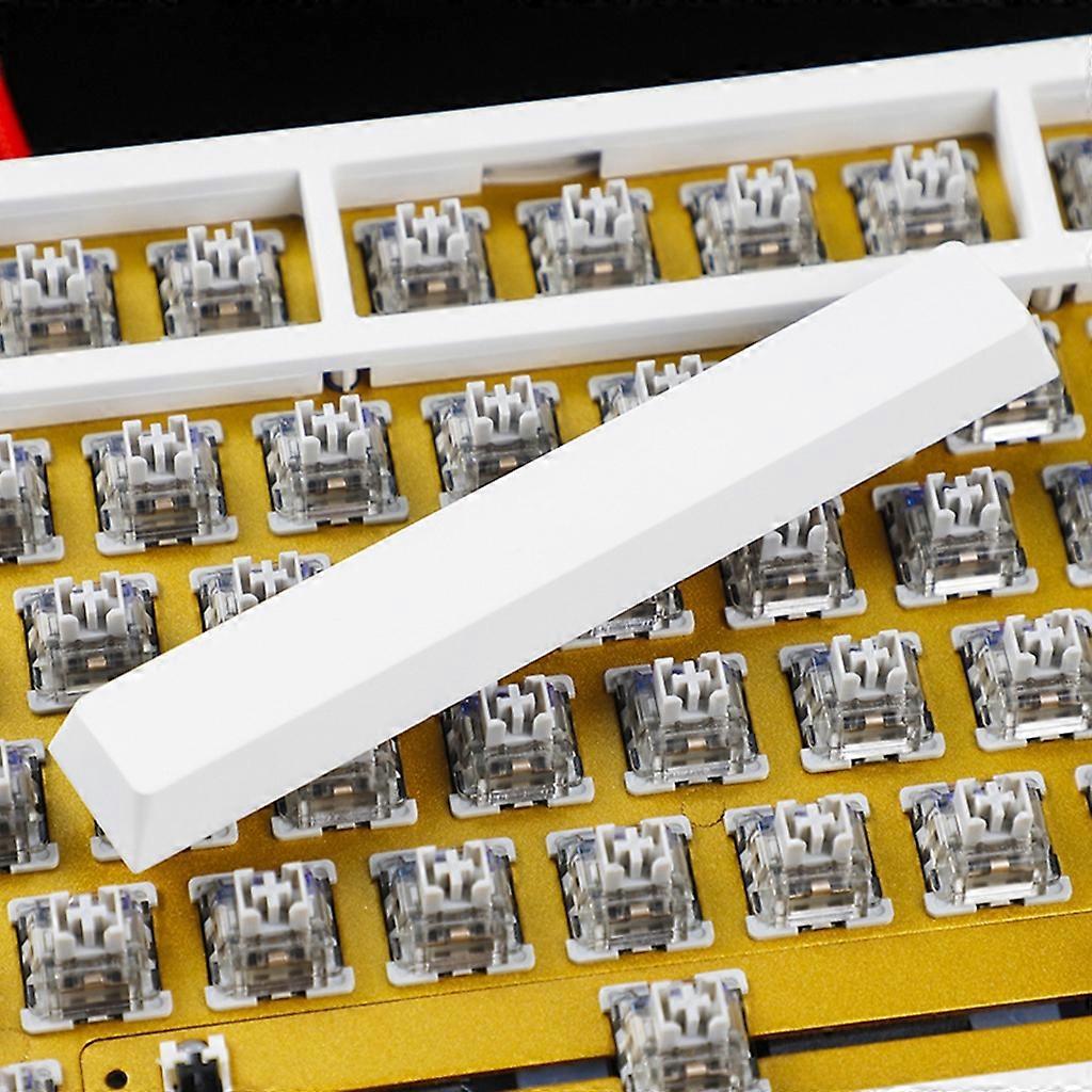 Universal PBT Space Keycap Keyboards Spacebar Keycap Elegant White ...
