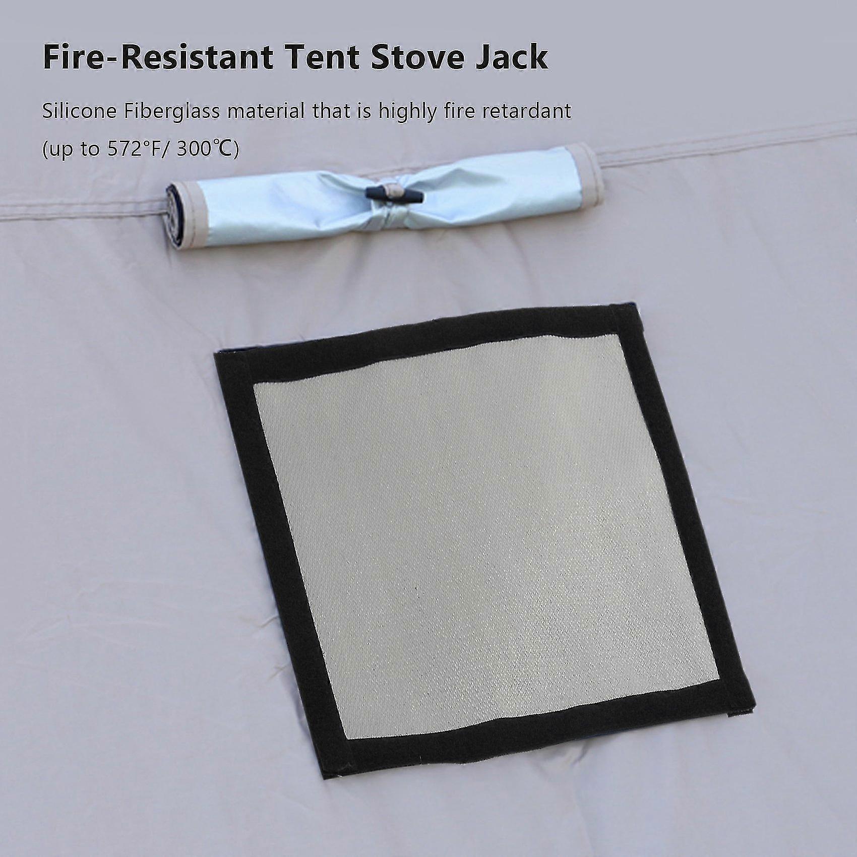 Tent Stove Fire-resistant Pipe Vent Accessory For Canvas Camping Bell ...