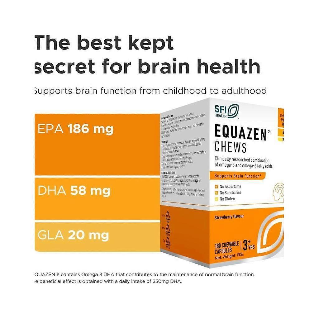 Equazen Omega 3 & 6 Chews 180 | Fruugo AU