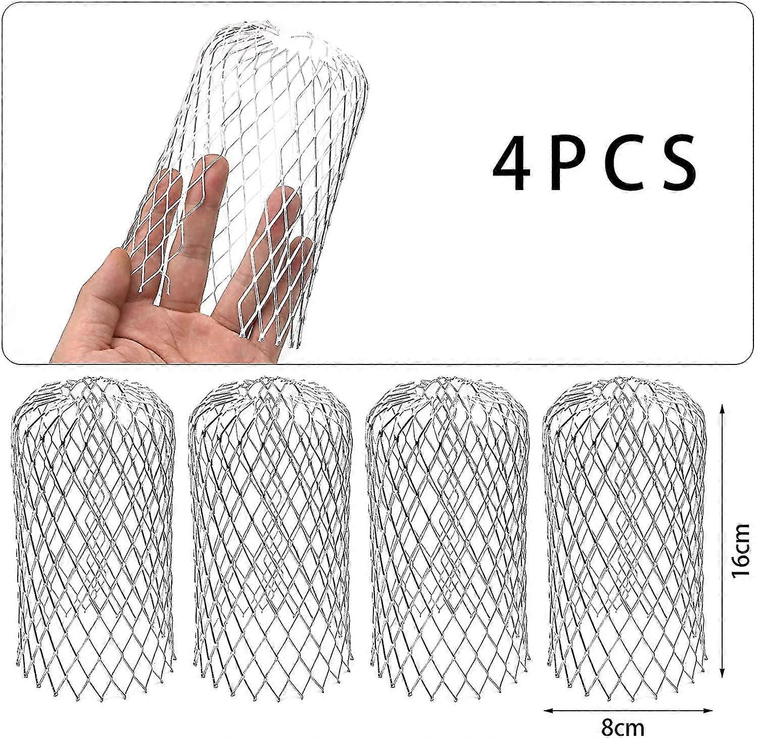 4 Pack Aluminum Gutter Guards Expandable Filter Strainer Metal Gutter ...