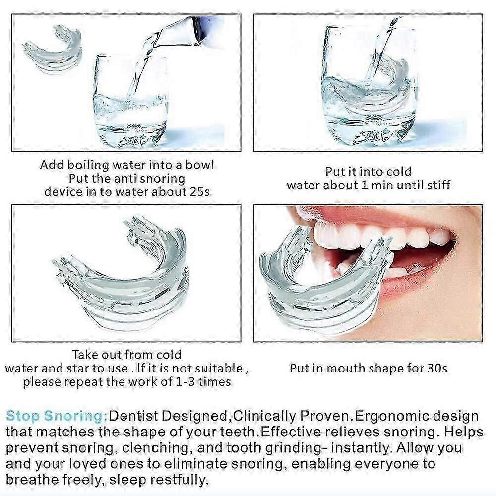 2X Snore Guard - Anti-snoring Mandibular Mouthpiece Device Sleep Apnoea ...