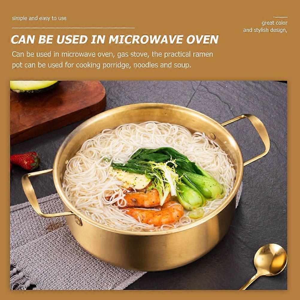 Stainless Steel Noodle Pot Kitchen Food Storage Pot Handheld Cooking ...