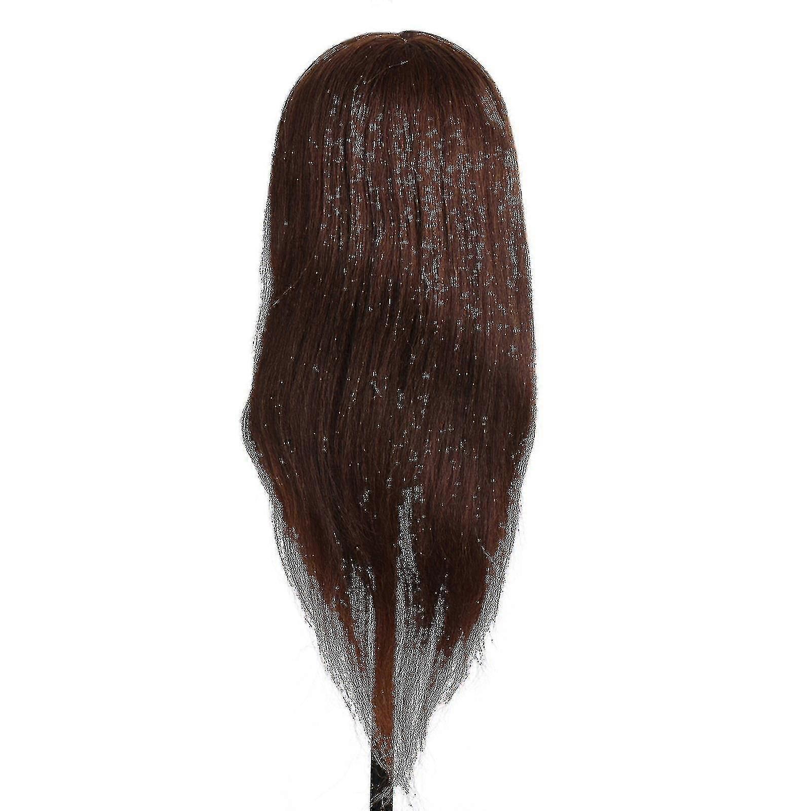 26in 100% Real Human Hair Training Head Hair Practice Manikin Head ...