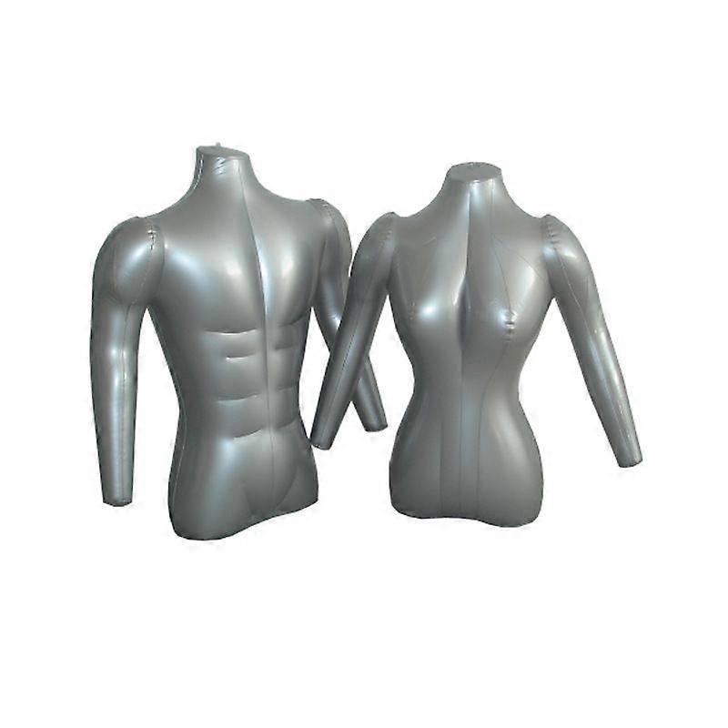 Plastic inflatable PVC model men's and women's full-body dummy clothing ...