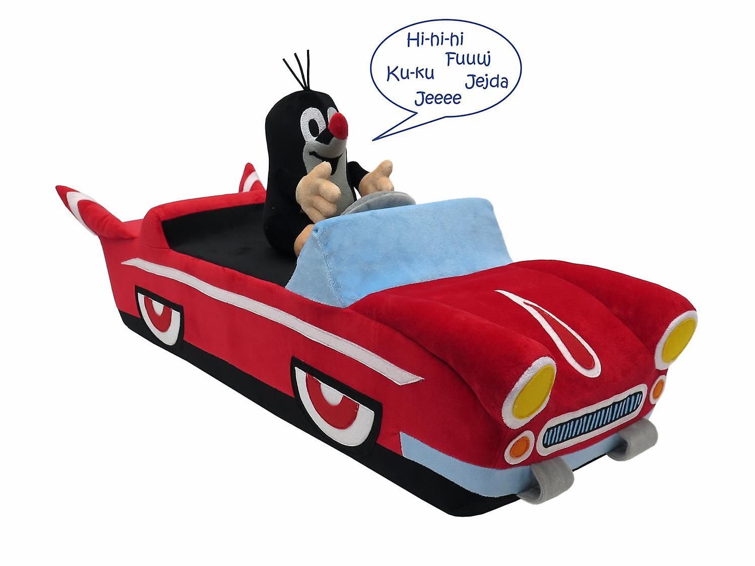 Plush Cartoon Car The Little Mole Red, incl.speaking The Little Mole 15 ...