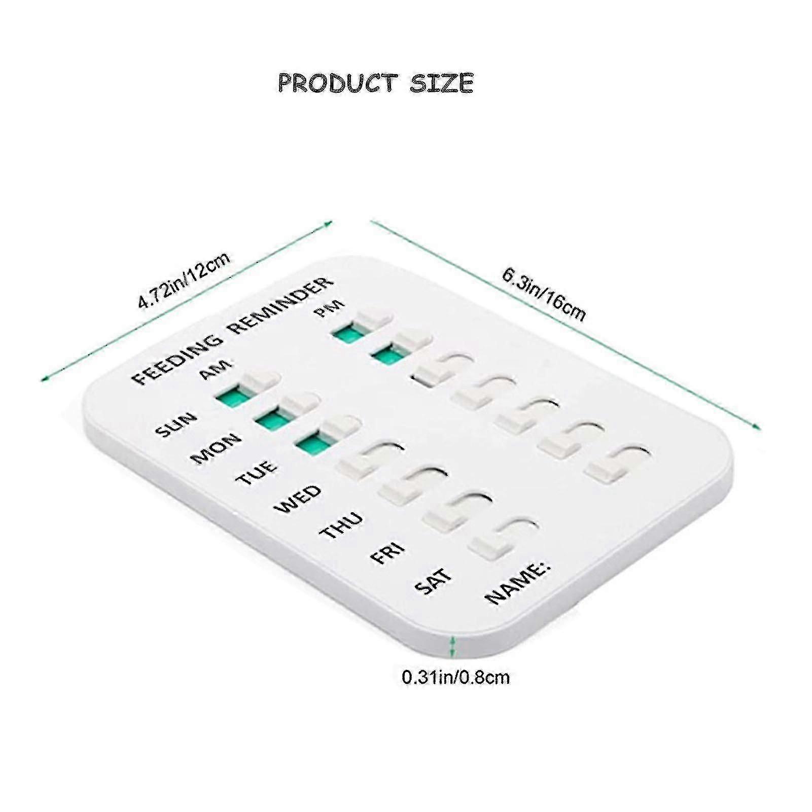 Pet Feeding Reminder Magnetic Reminder Sticker Prevent Overfeeding For ...