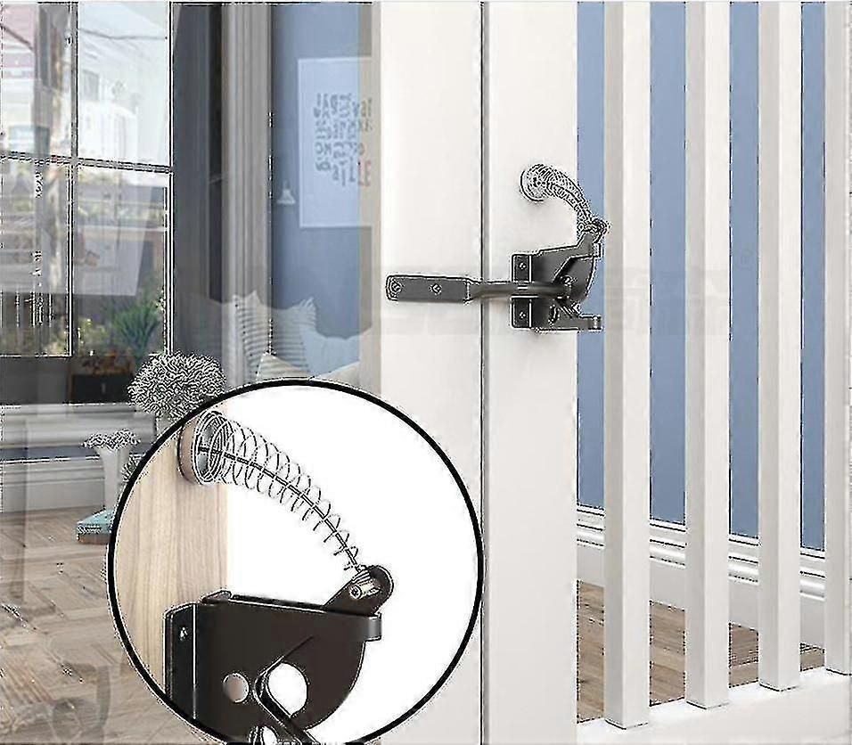 Gate Lock Automatic Lock-metal Bolt Lock-gravity Steel Latch Garden ...