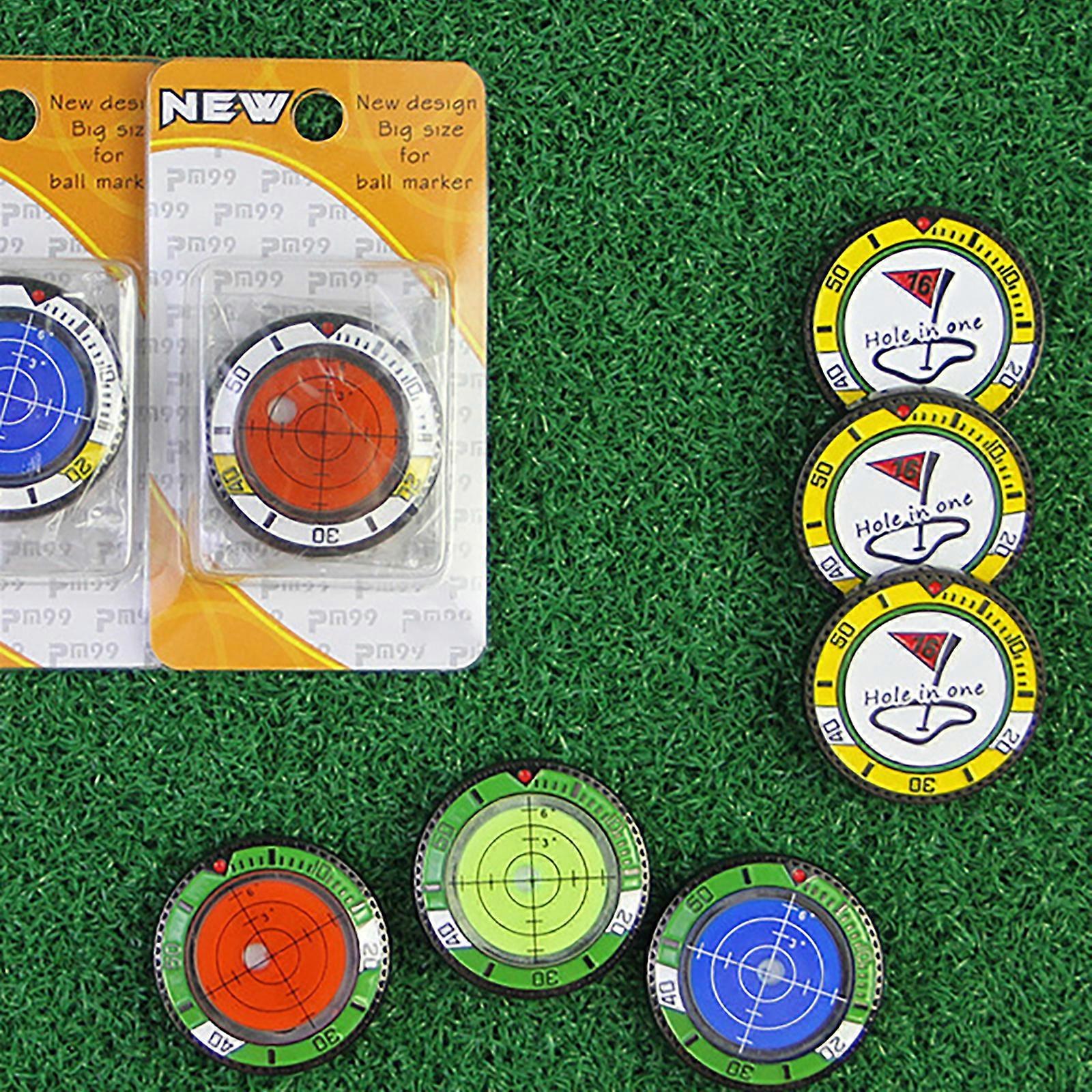Golfball Marker Golfs Putt Green Reader Round Bubble Levels High ...