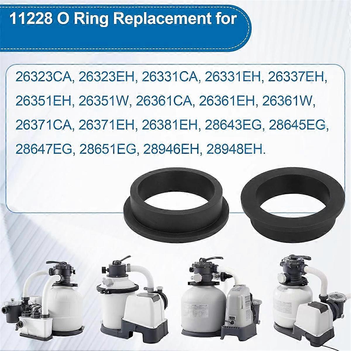 4pcs 11228 11412 L-Shape O-Ring Gasket For Intex Sand Filter Pumps ...
