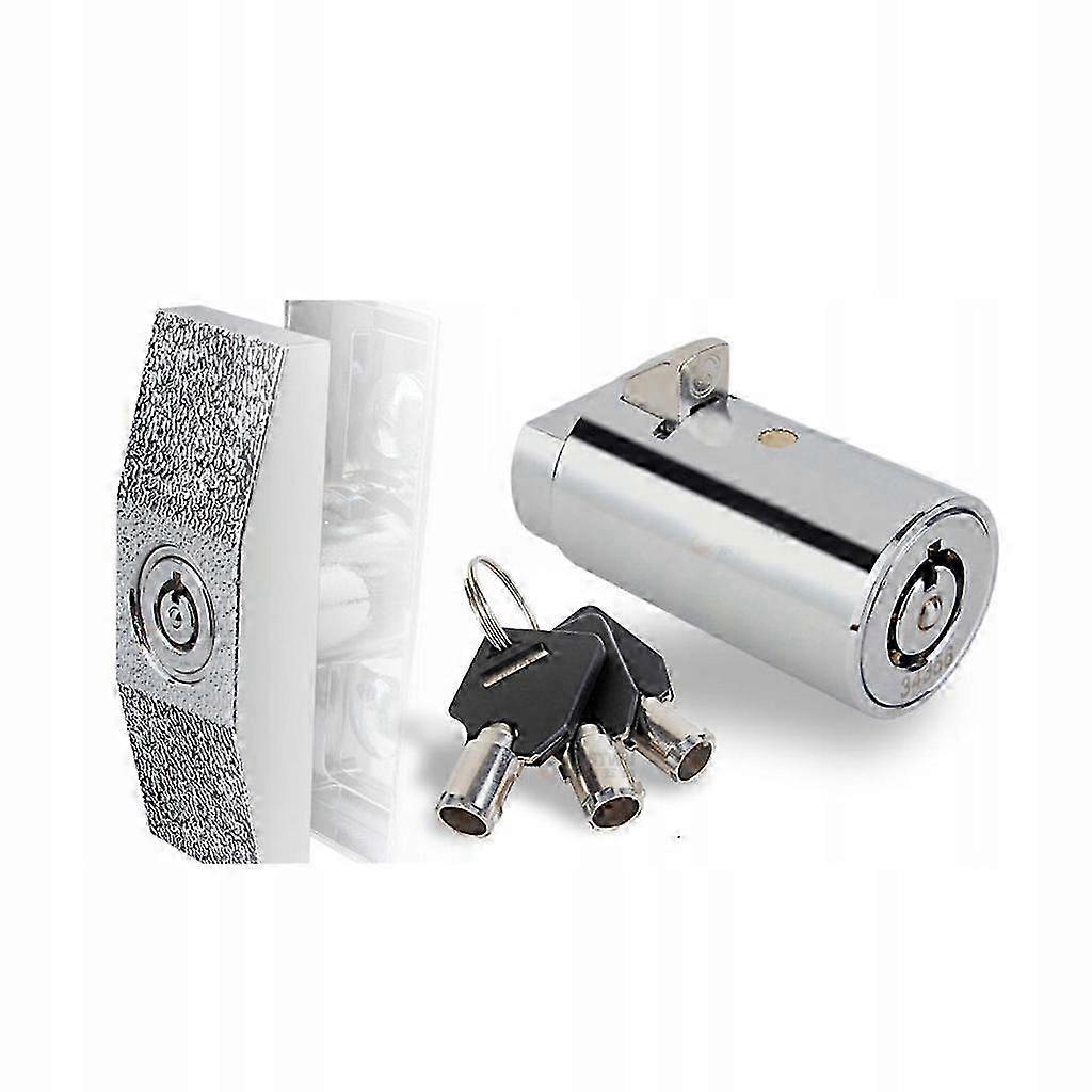 Secure vending machine lock with chrome key for durable coin box ...