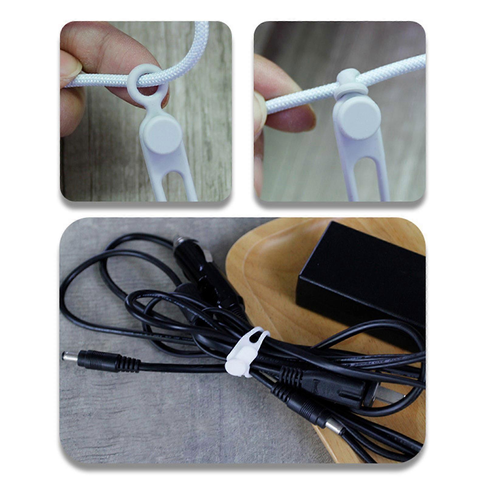 Reusable Silicone Wire Tie Strong Multiple Application Silicone Cord ...