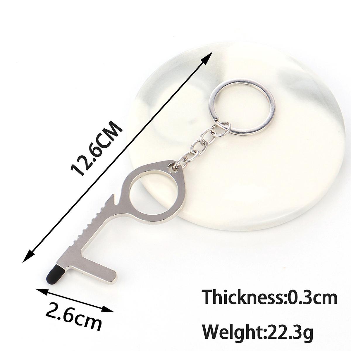 2pcs Anti-contact Key Fobs Contactless Key Door Opener Contactless Door ...