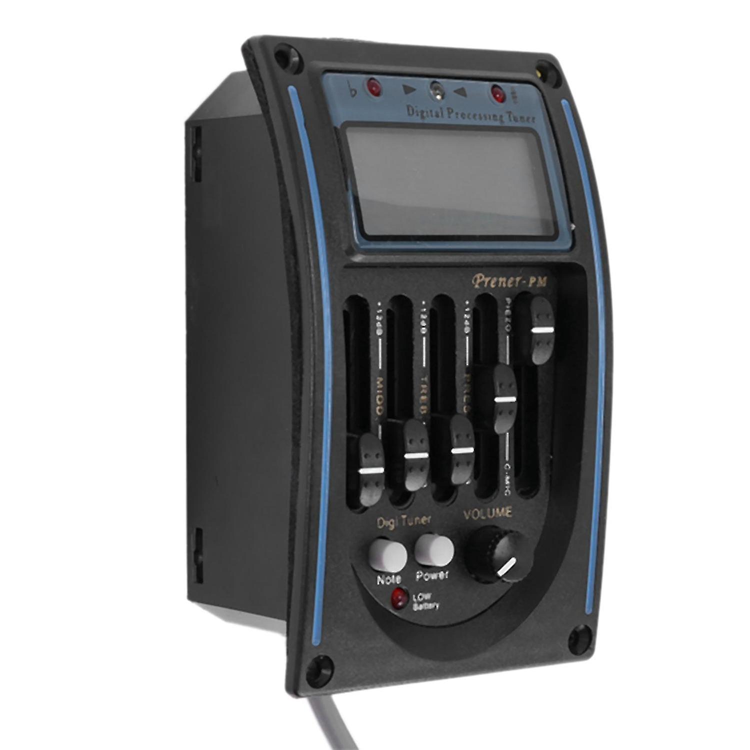 5 S Acoic Guitar Pickup Eq Preamp Lcd Tuner Equalizer With Mic Lc-5 ...