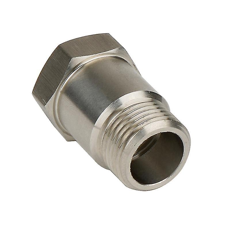 2 Pcs M18x1.5 Stainless Steel Thread Adapter,oxygen Sensor Adapter ...