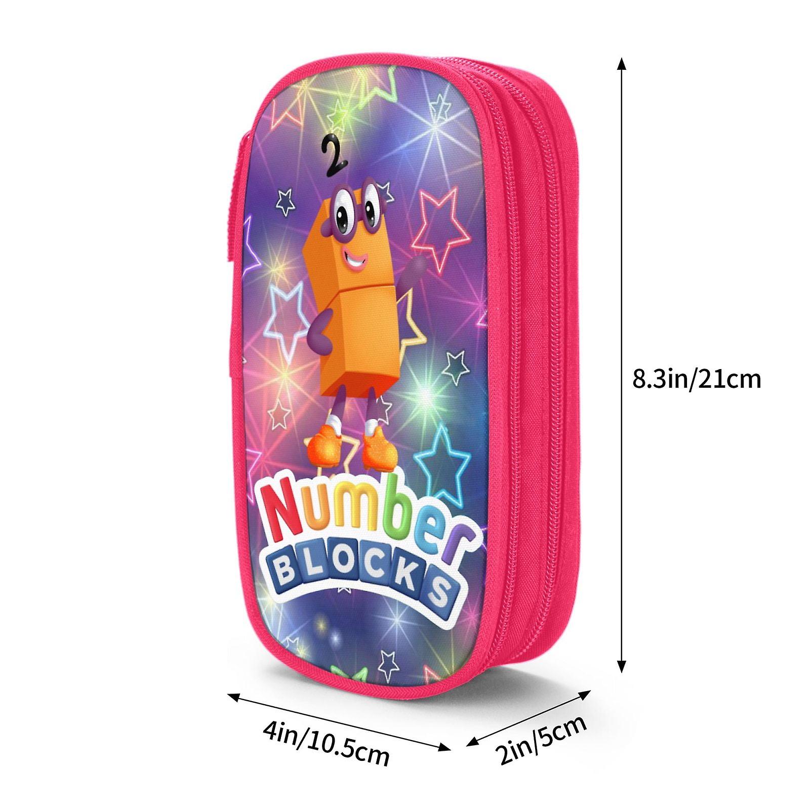 Numberblocks Pencil Case, Multipurpose Pencase ,Large Capacity Durable ...