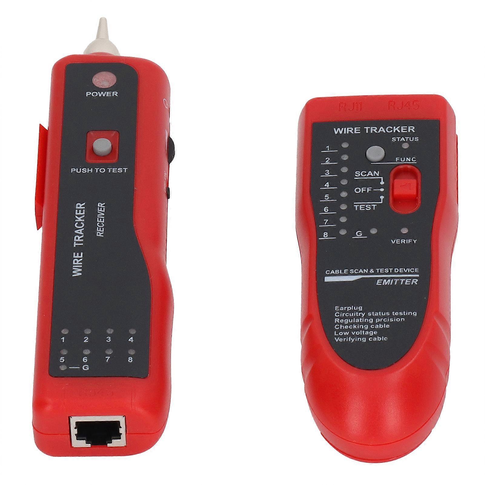 Network Cable Tester Adjustable Sensitivity Easy Manipulation POE ...