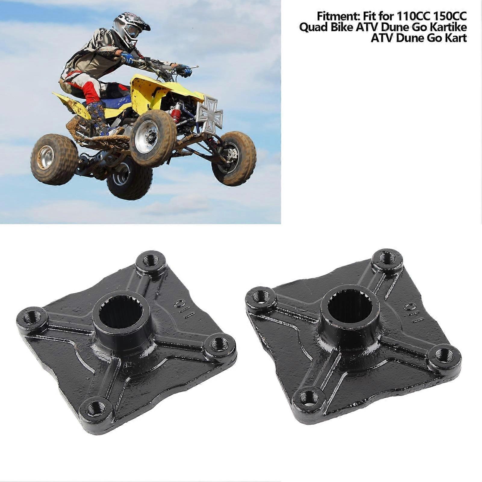 2pcs 23 Tooth Spline 4 Stud Wheel Rear Axle Hub Fit for 110CC 150CC ...