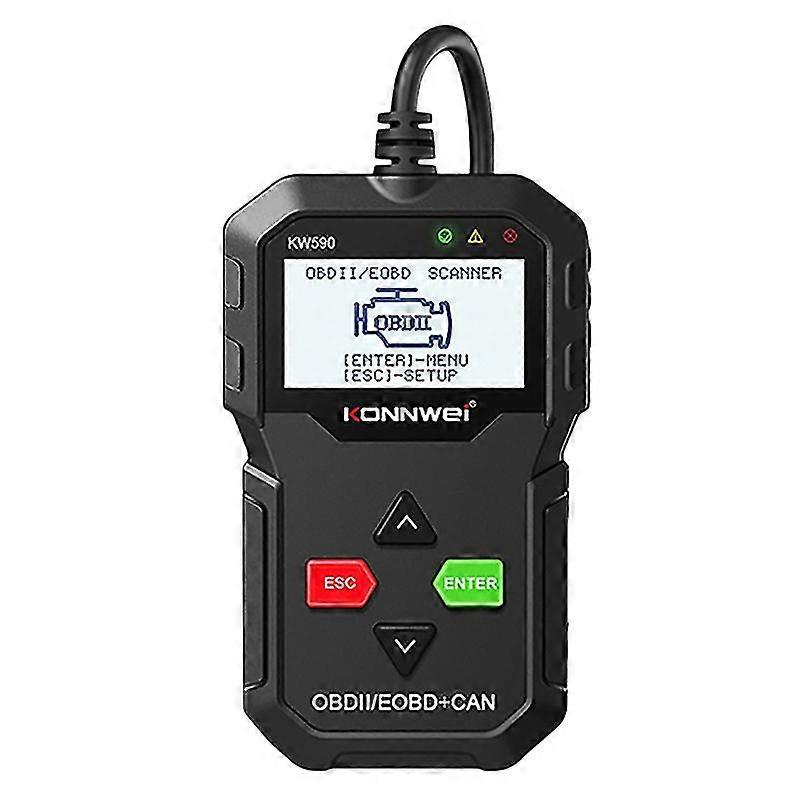 KW590 OBD2 EOBD Car Fault Diagnostic Scanner Car Universal Fault ...