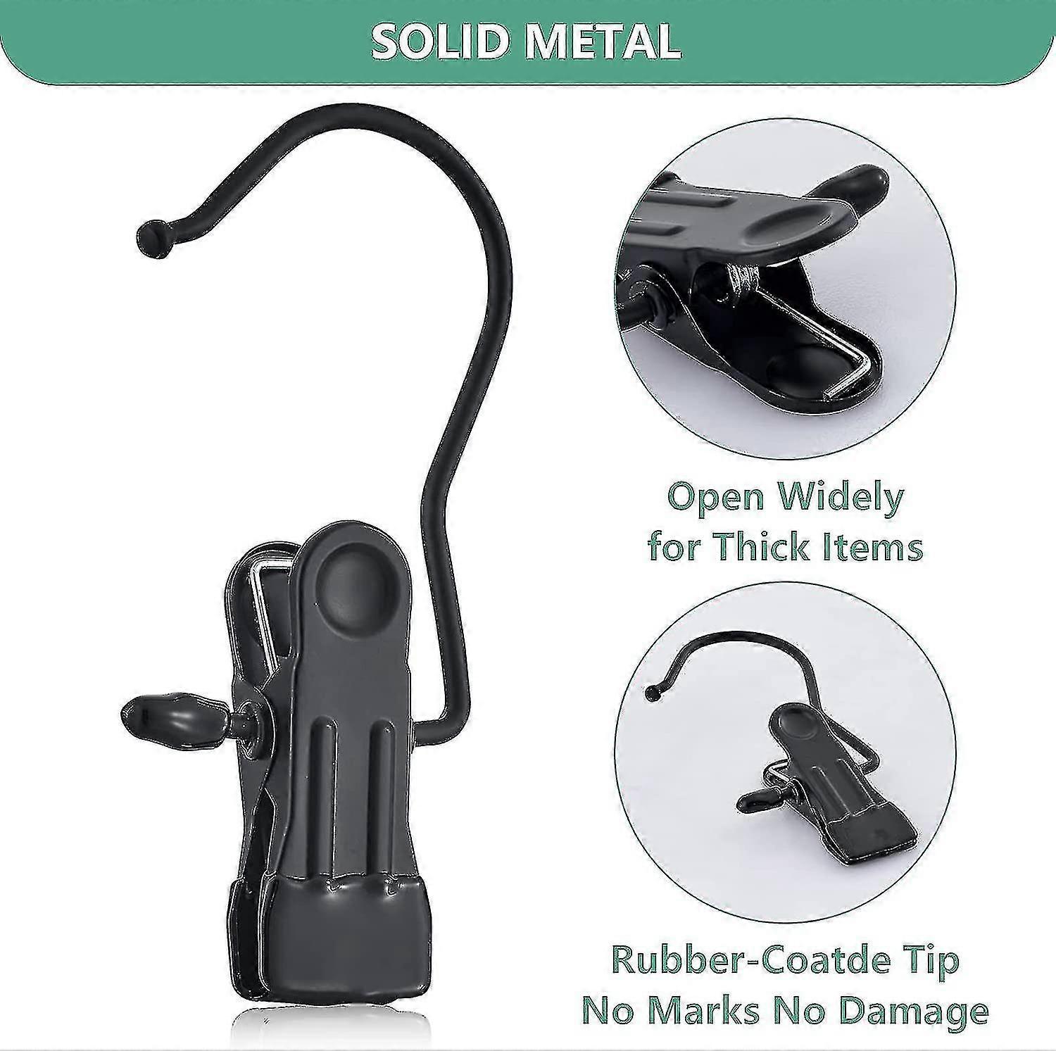 Boot Hangers, 10 Pack Hanging Clips For Closet, Hanging Clips, Heavy ...