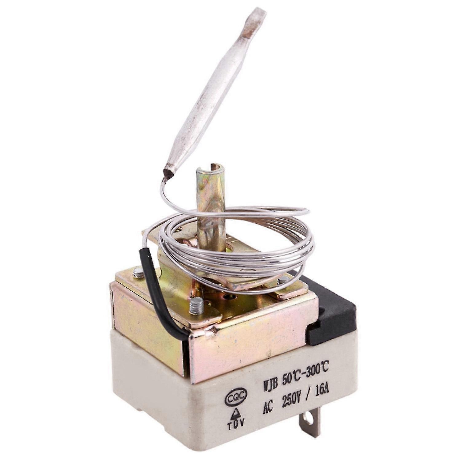 Ac 16a 250v 50 To 300 Celsius Degree 3 Pin Nc Capillary Thermostat ...