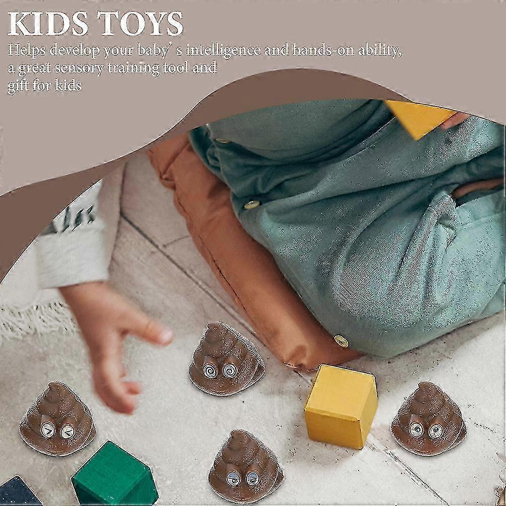20 Pcs Educational Toys Kids Fake Dog Poo Novelty Toys Poop Tricky Toys ...