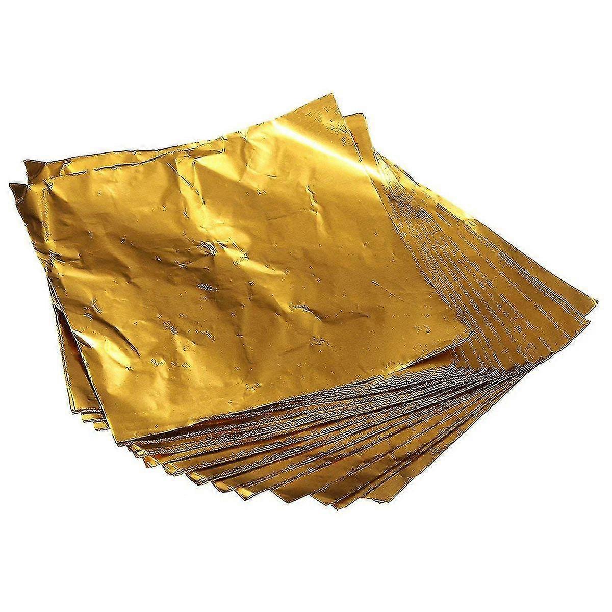 100pcs Square Sweets Candy Chocolate Lolly Paper Aluminum Foil Wrappers ...