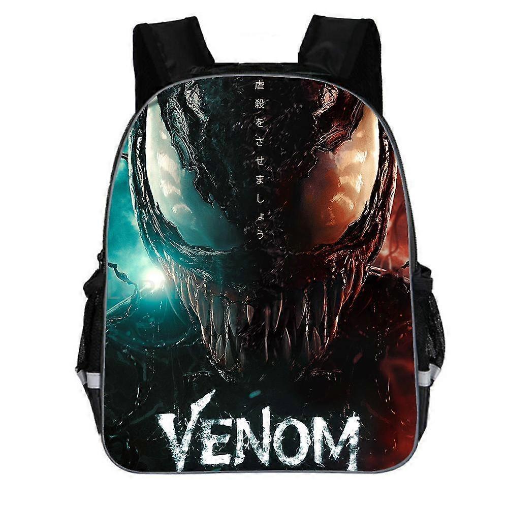 Superhero Venom Schoolbag Travel Backpack Shoulder Bag Black Primary ...