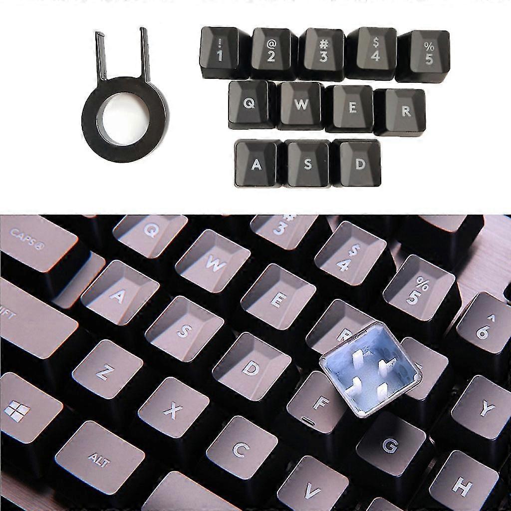 12 Keys Keyboard Replacement Accessory Keycaps For G413 G613 G910 G810 ...